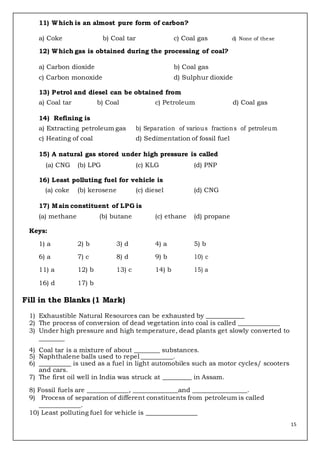 Class-8 science Chapter-2 coal and petroleum | DOCX