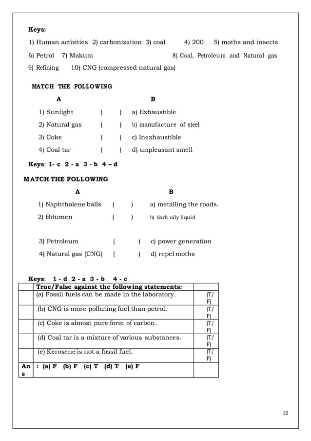 Class-8 science Chapter-2 coal and petroleum | DOCX