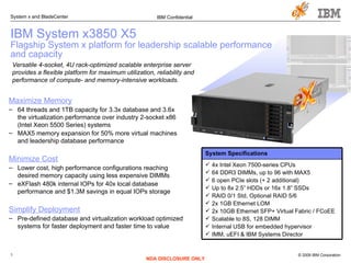 IBM System x3850 X5 Technical Presentation | PPT | Computer Peripherals | Computing