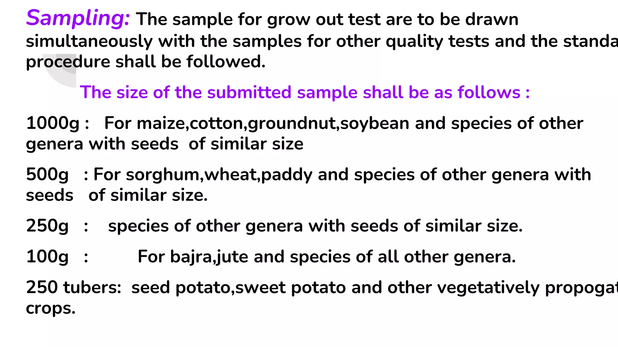 Varietal identificaton through grow-out test and Electrophoresis | PPTX