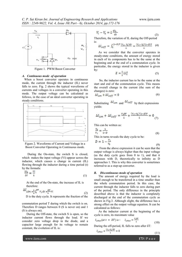 High Frequency Soft Switching Of PWM Boost Converter Using Auxiliary Resonant Circuit | PDF ...