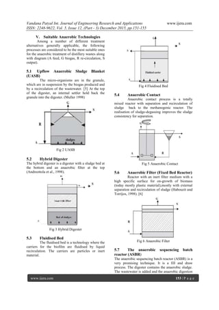 Treatment of Distillery Wastewater by Anaerobic Methods | PDF