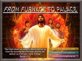 Sabbath school lesson 4, 1st quarter 2020 | PPT