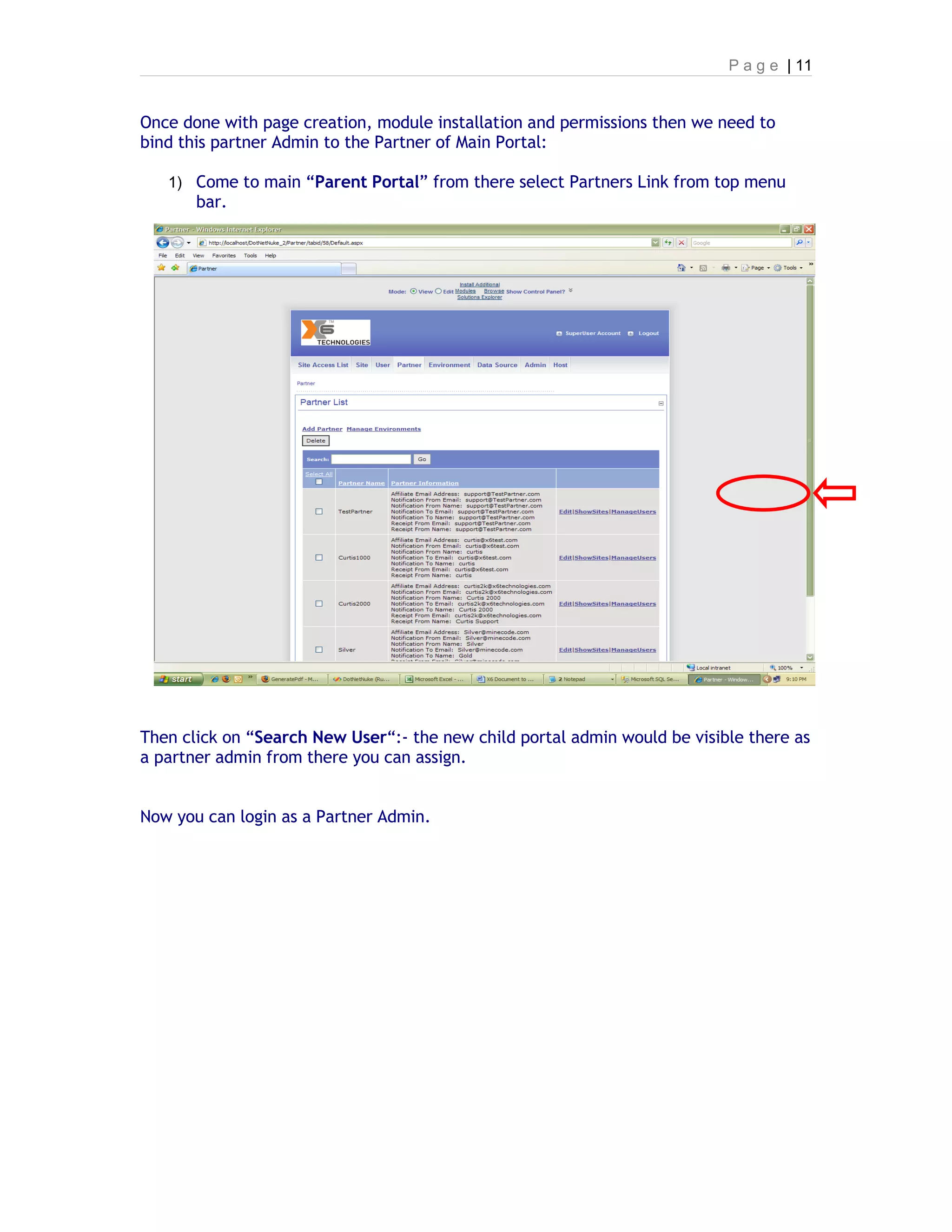 DotNet Nuke Document To Create Child Portal | DOC