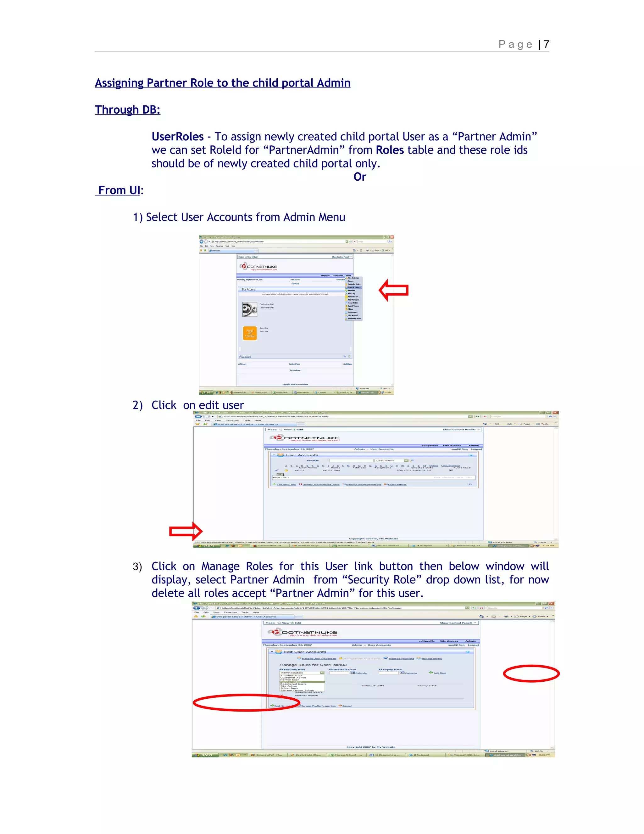 DotNet Nuke Document To Create Child Portal | DOC
