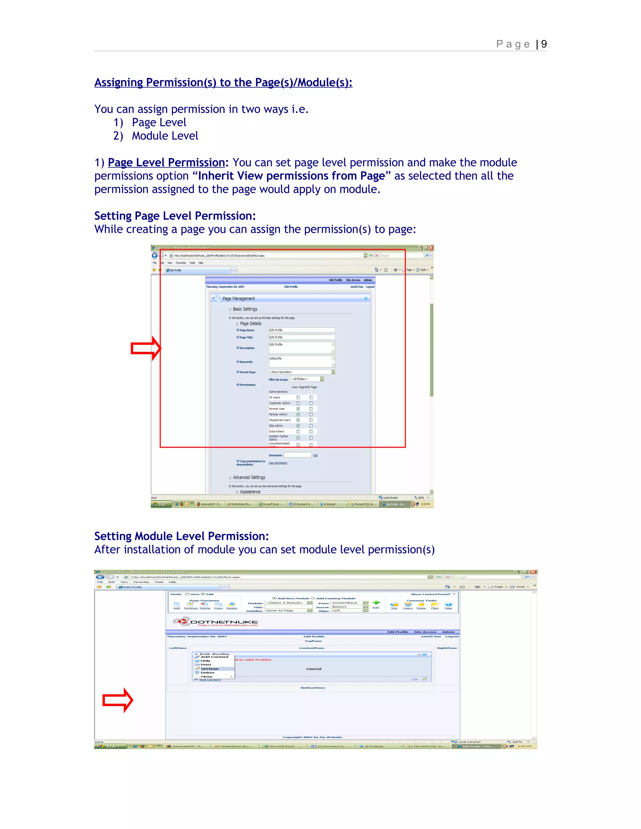 DotNet Nuke Document To Create Child Portal | DOC
