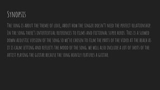 Music video pitch | PPT