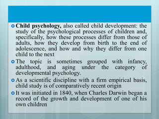 Child psychology | PPTX