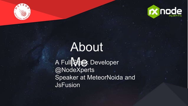 Reactive application using meteor | PPT