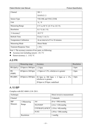 Edan x8 x12 PM Spec Sheet | PDF