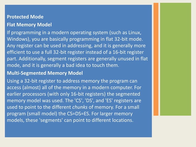 X86 Architecture | PPTX