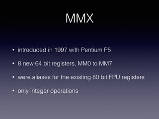 X86 SIMD Instructions | PDF