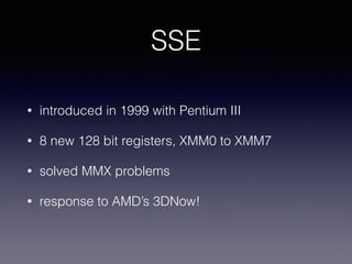 X86 SIMD Instructions | PDF