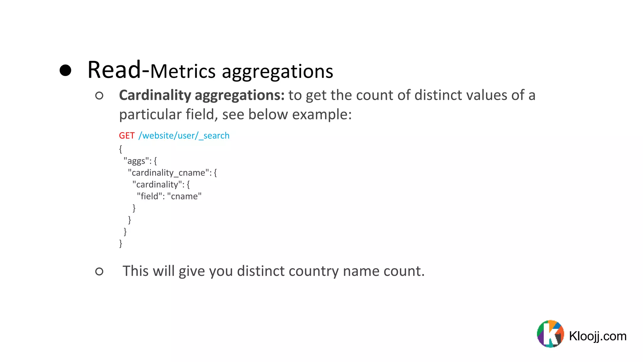 Elasticsearch: Getting Started Part 3 Aggregations | PPTX