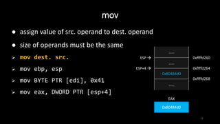 X86 assembly & GDB | PDF