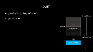 X86 assembly & GDB | PDF