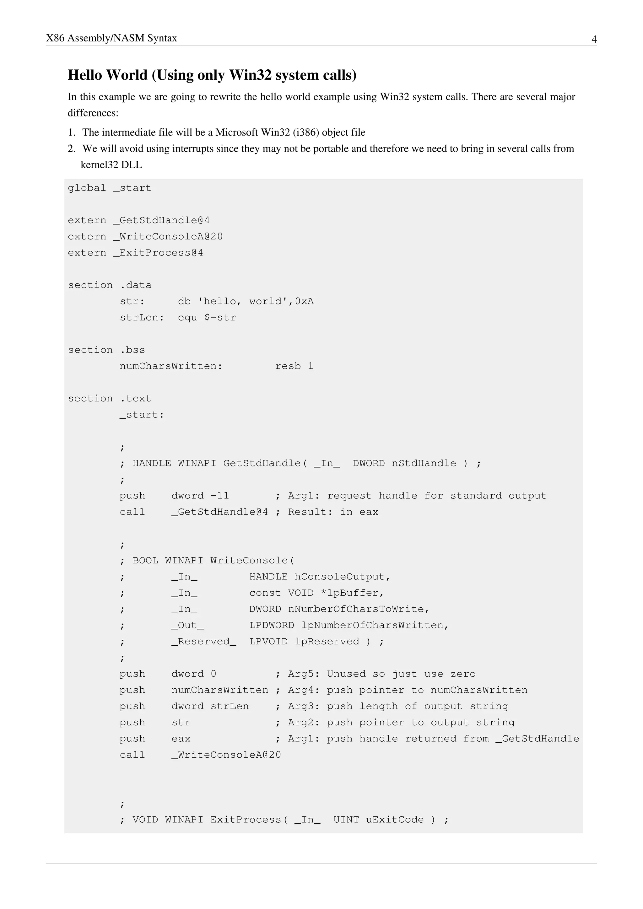 X86 assembly nasm syntax | PDF X86 assembly nasm syntax | PDF