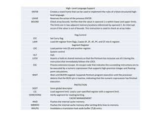 X86 operation types | PPTX | Programming Languages | Computing