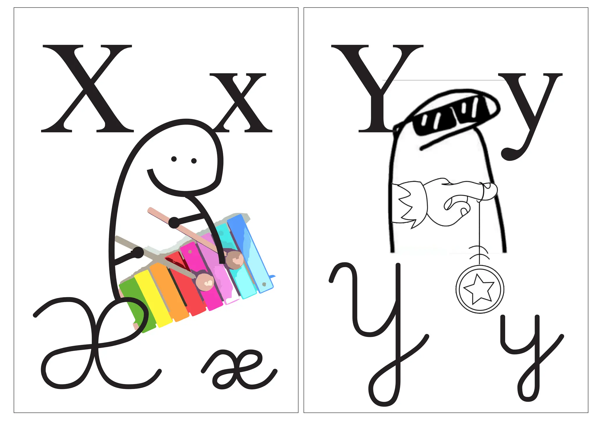Abecedario de flork 4 letras de la A a la Z | PDF