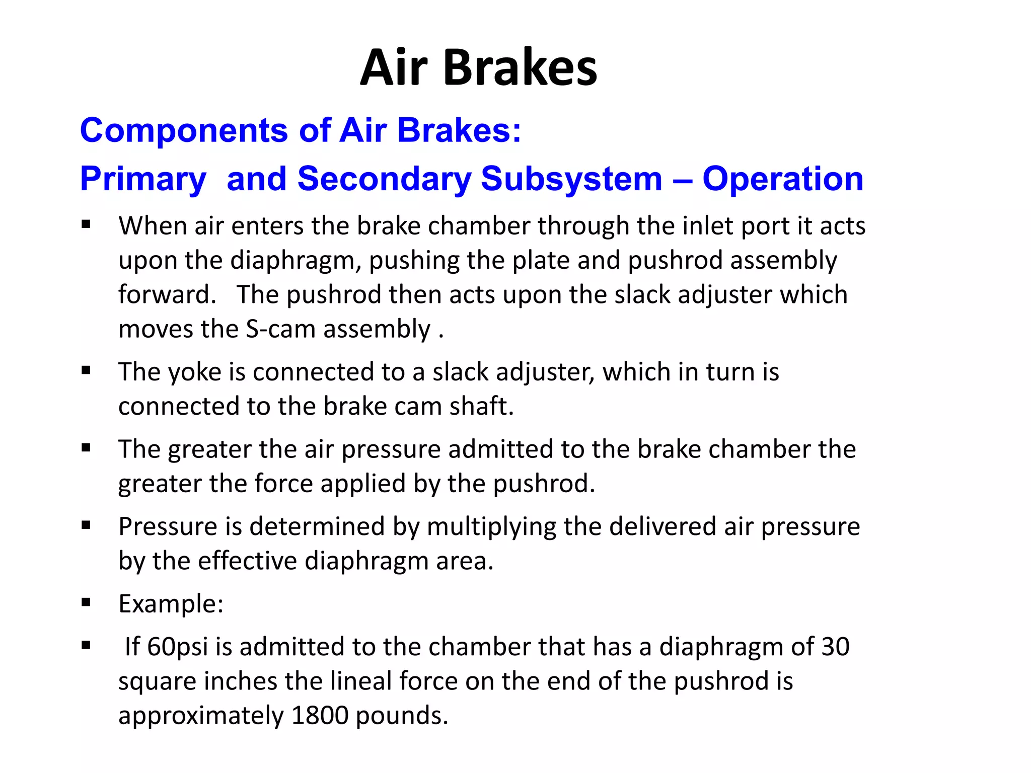 ONTAP - Air Brakes | PPTX