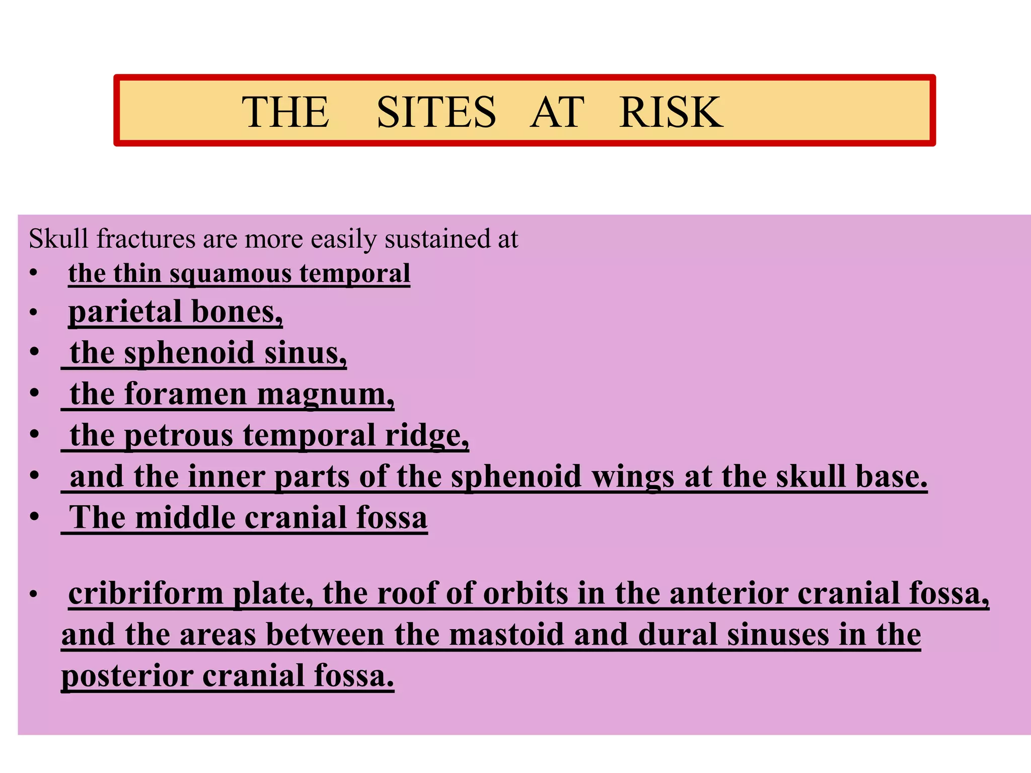 Anatomy of skull fractures | PPTX
