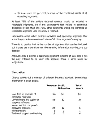Ifrs segment reporting 1 | DOCX