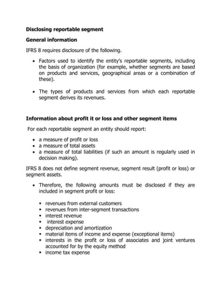 Ifrs segment reporting 1 | DOCX
