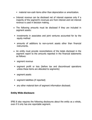 Ifrs segment reporting 1 | DOCX