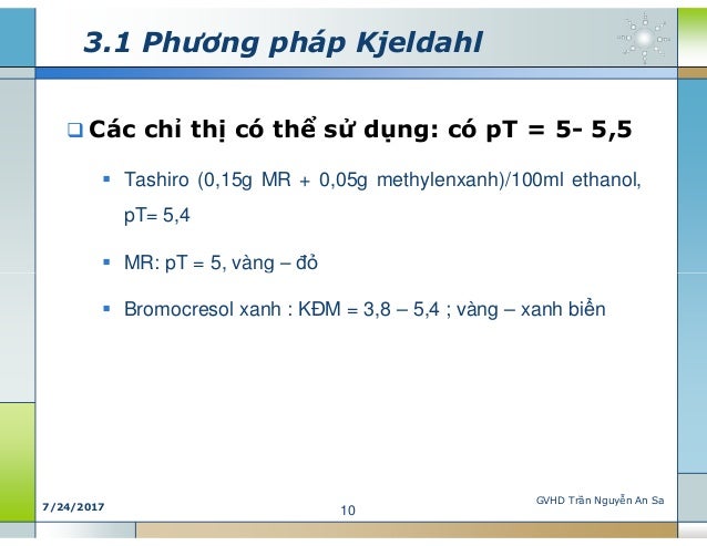 Xac dinh ham luong protein trong sua