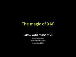 XAF and DevExtreme frameworks by DevExpress | PPT