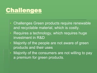 Green marketing ppt | PPTX
