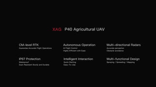 Xag p40 agricultural uav | PDF