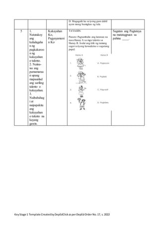 Weekly plan Grade 2 Q1 | DOCX