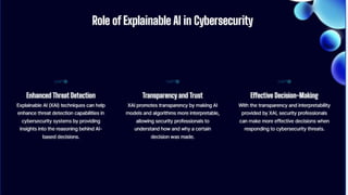 Explainable AI(XAI) in cybersecurity | PPT