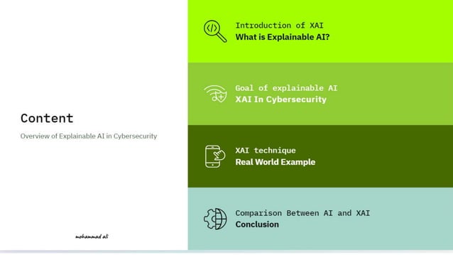 Explainable AI(XAI) in cybersecurity | PPT