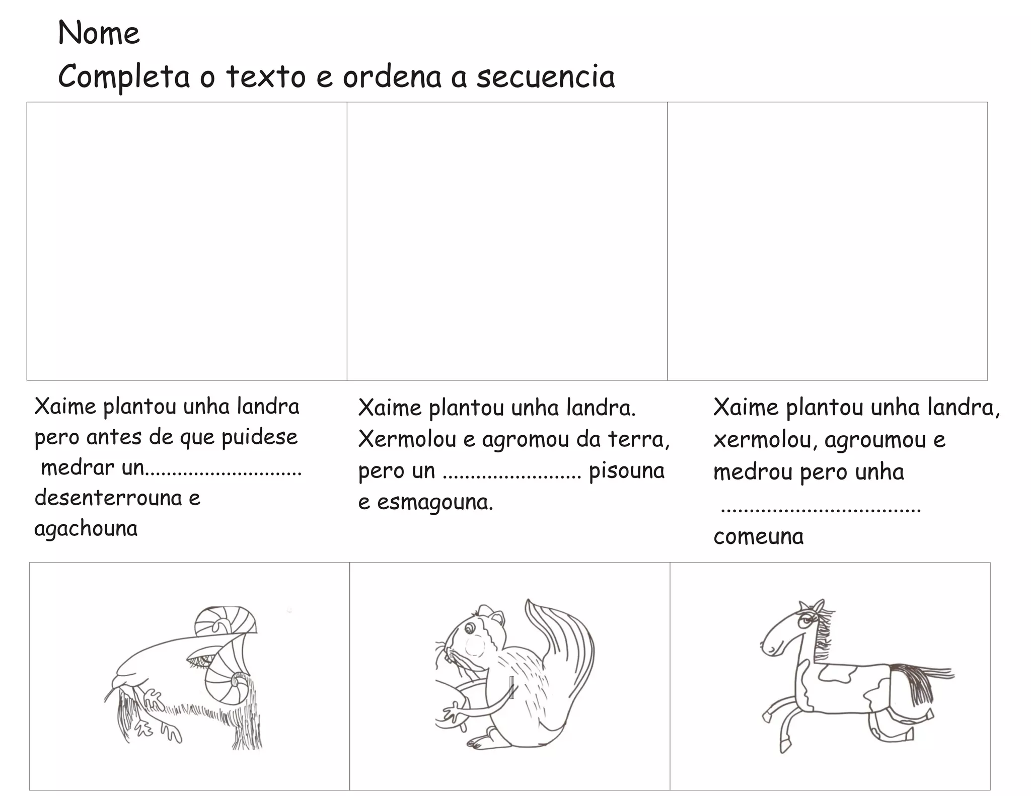 Xaime e as landras | PPT