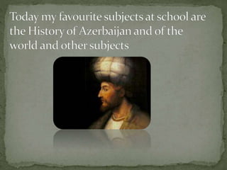 Xalid from Azerbaijan | PPTX | Education industry | Industries