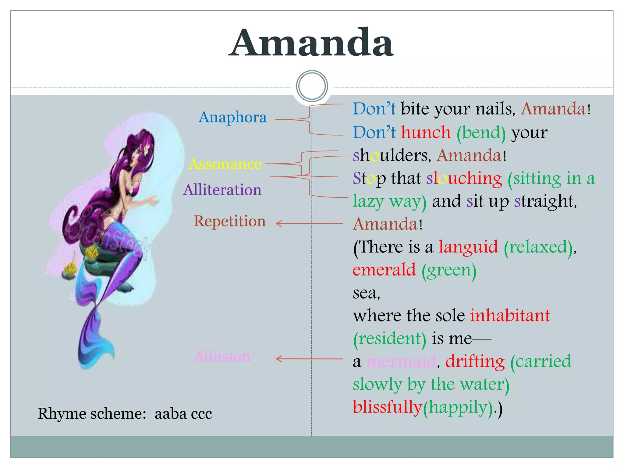 X Amanda | PPTX