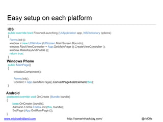 Xamarin.iOS Presentation | PPT