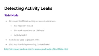 Xamarin.android memory management gotchas | PPT