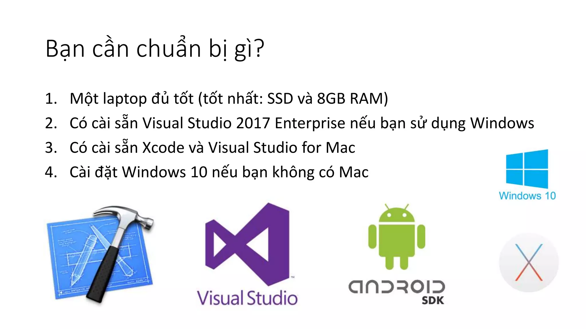 Khóa học Xamarin.Forms | PPT