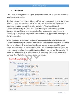 Xamarin.Forms Hands On Lab (Begineer) | PDF