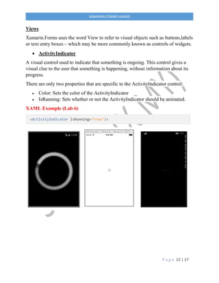 Xamarin.Forms Hands On Lab (Begineer) | PDF