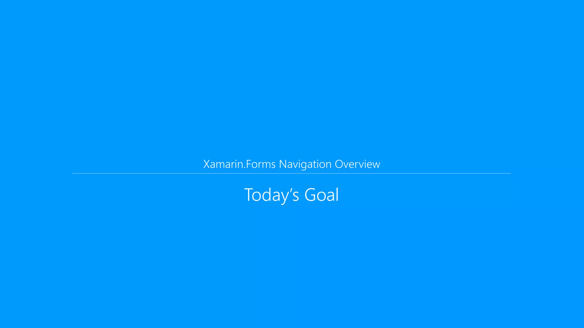 Xamarin.forms navigation overview | PPTX | Web Development | Internet