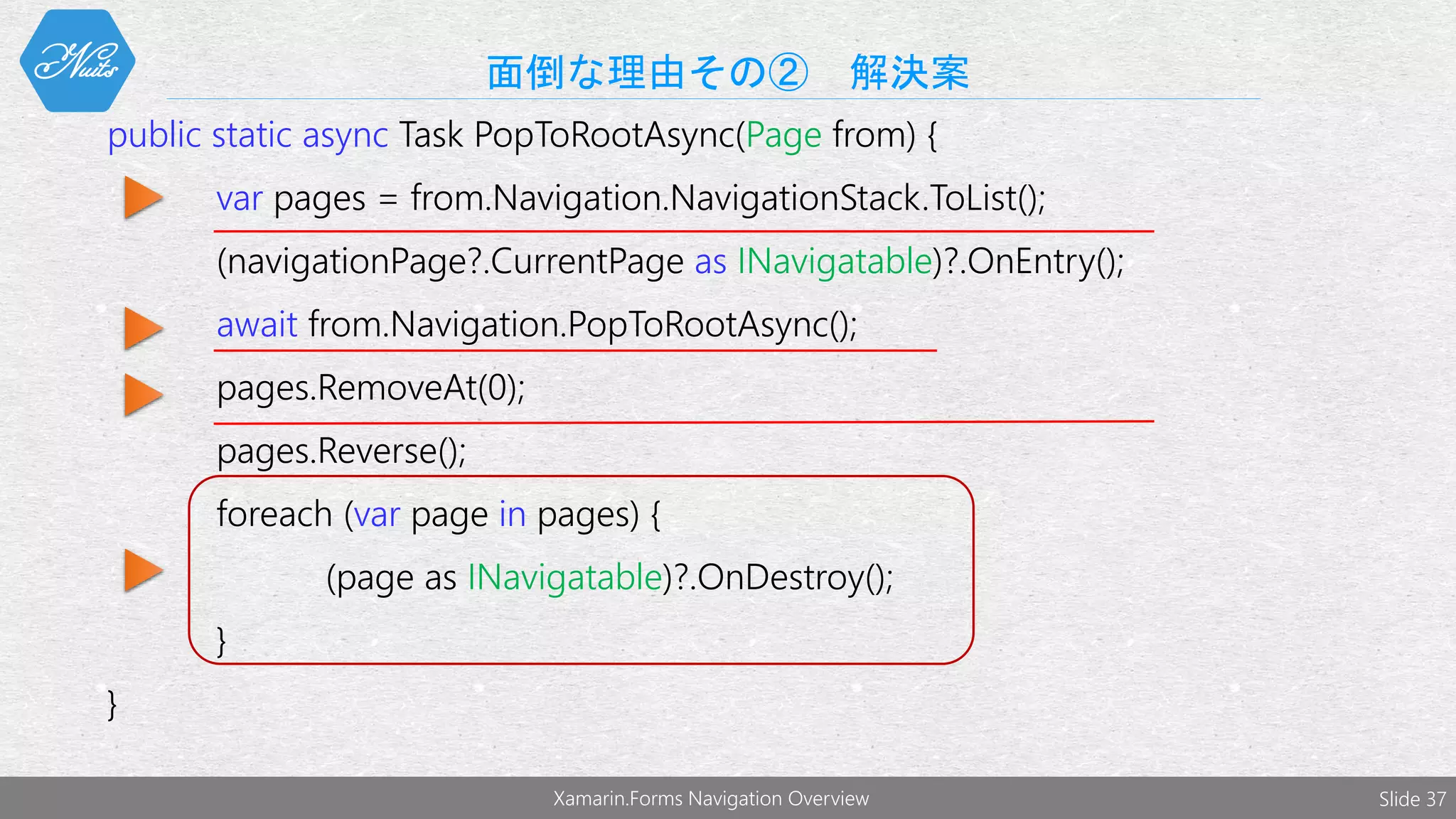 Xamarin.forms navigation overview | PPTX | Web Development | Internet
