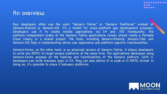 Xamarin.forms vs. xamarin native how to choose the one you need | PDF ...