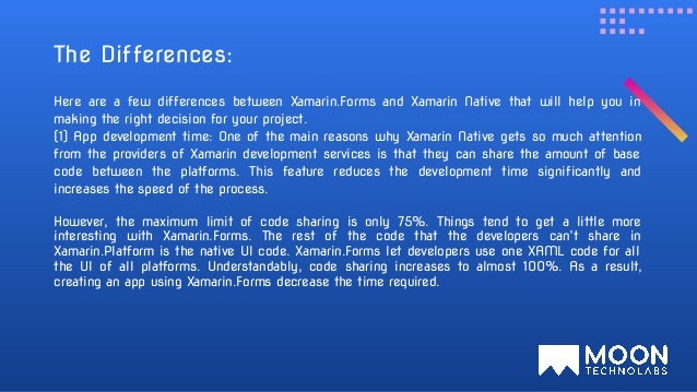 Xamarin.forms vs. xamarin native how to choose the one you need | PPT