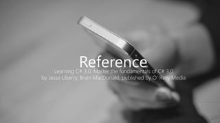 Introduction of C# | PPT