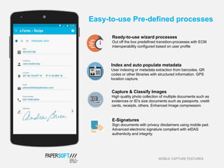 PaperSoft Mobile Capture Platform | PPT