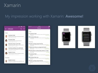 Xamarin - Beyond the Basics | PPT